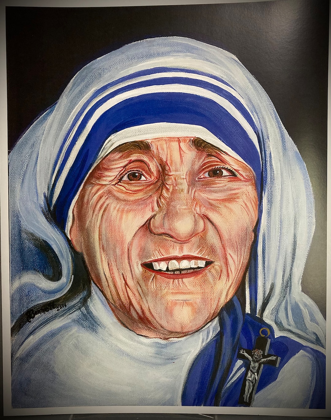 Print Saint Mother Teresa of Calcutta 8x10 or 11x14” Catholic Art Print ...