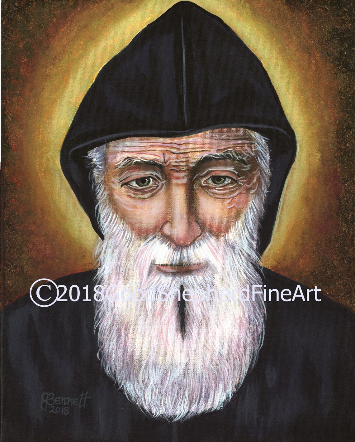 Saint Charbel Makhlouf moine prêtre et ermite - Etsy France