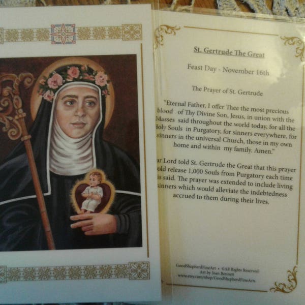 St Gertrude - Etsy