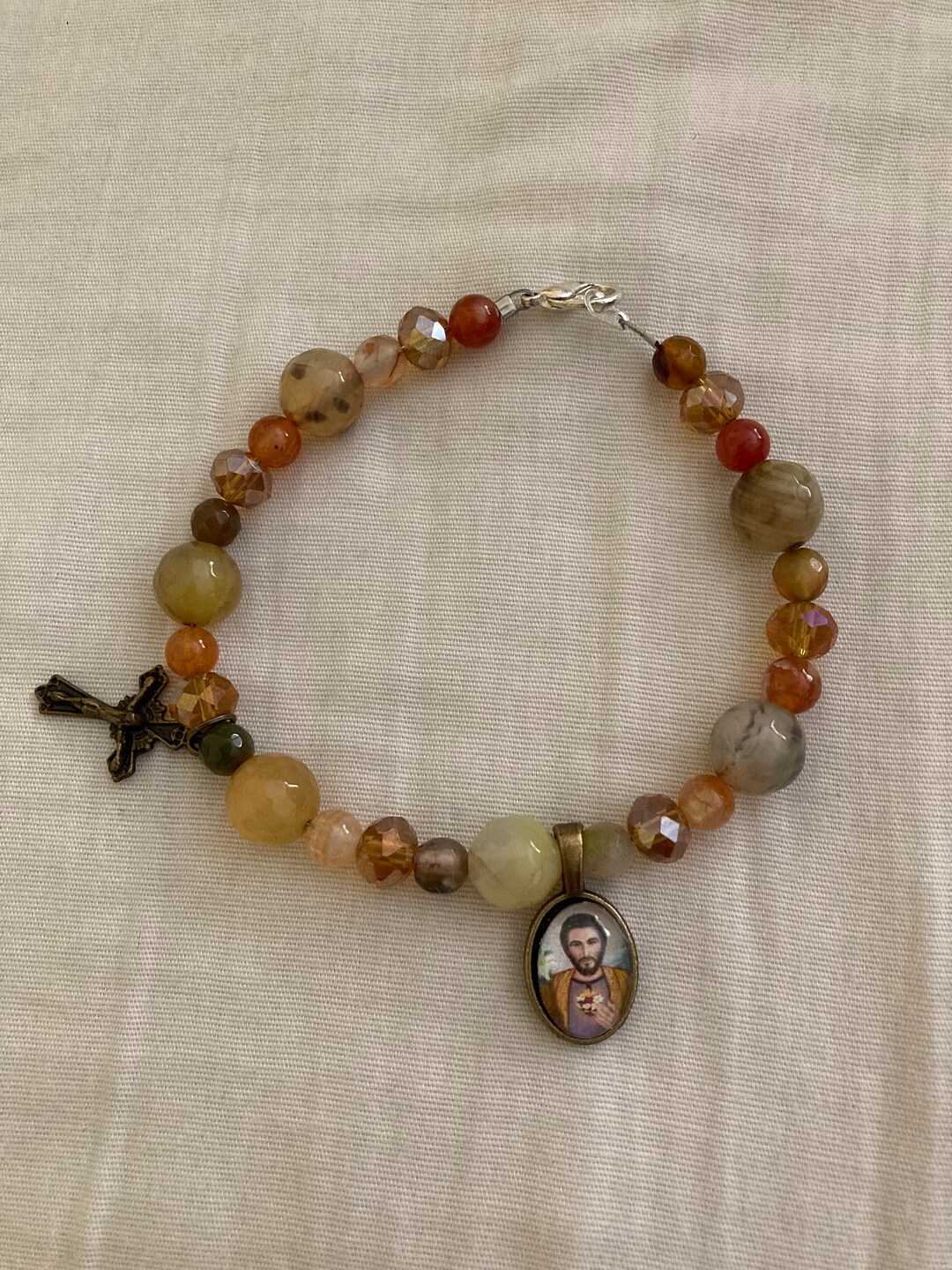 Chaste Heart of Saint Joseph Bracelet - Etsy