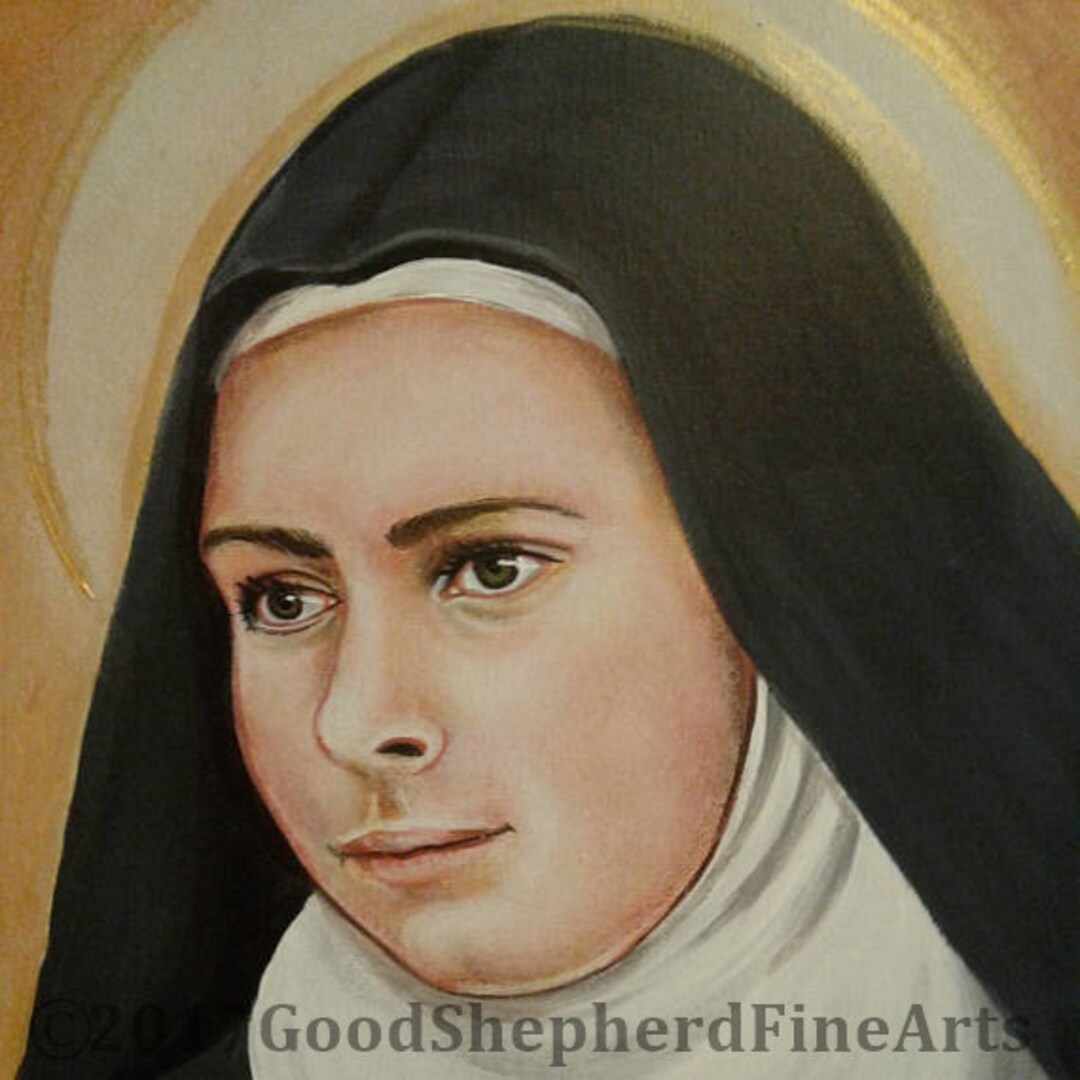 Saint Elizabeth of the Trinity O.C.D. , Religious 11"x14" Acrylic ...