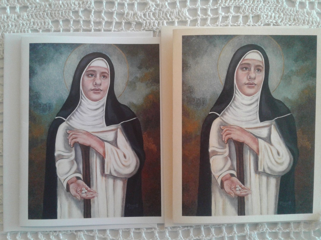 Blessed Margaret of Castello, Stationery Cards on White & Ivory Card ...