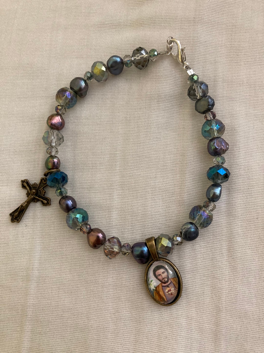 Chaste Heart of Saint Joseph Bracelet - Etsy