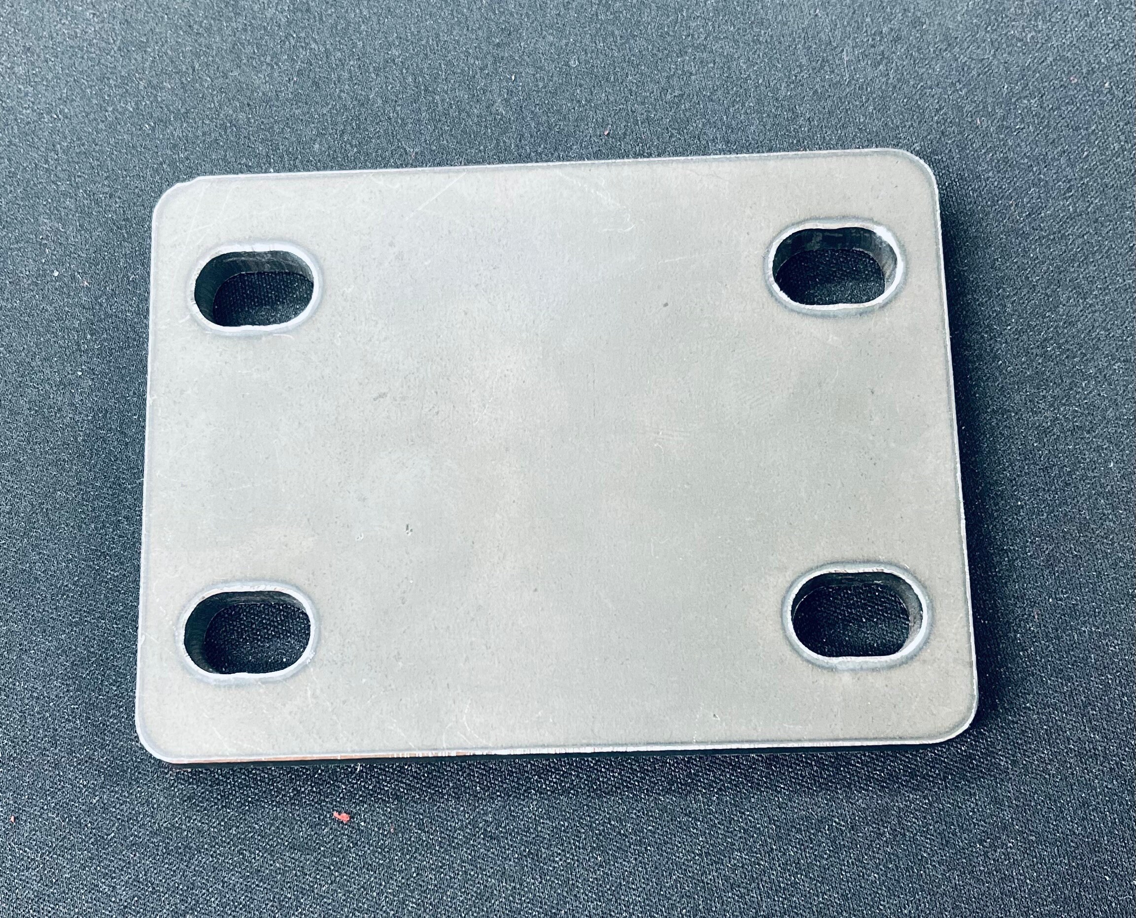 Weld-on Caster Mounting Plates 1/4 Steel set of 4 - Etsy