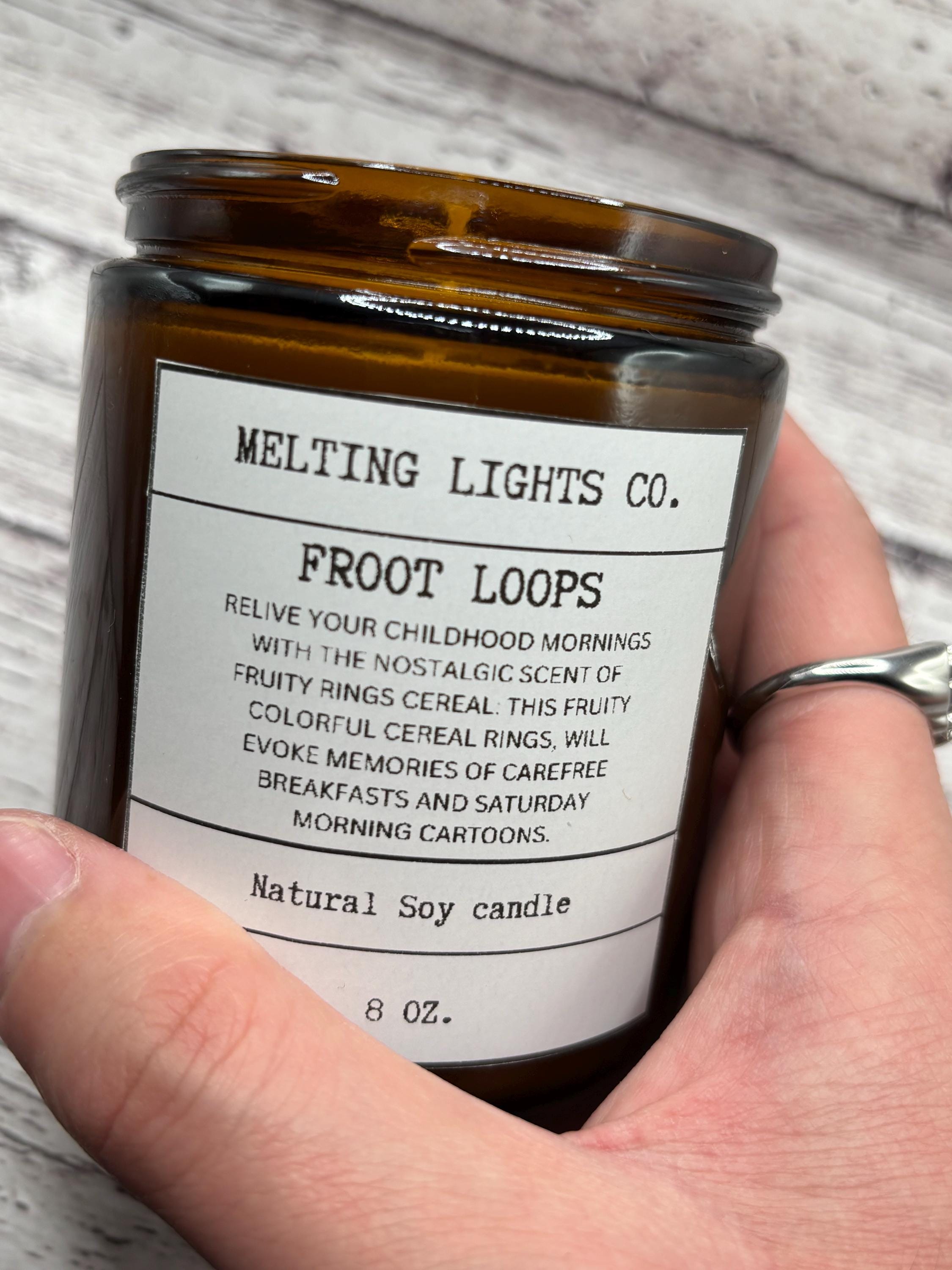 Froot Loops Candle, Cereal Candle, Fun Candle, Childhood Gifts, Funny Gifts, Christmas Gift ...