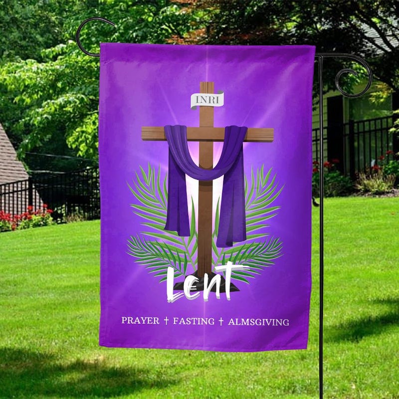 Lenten Flag Banner - Etsy
