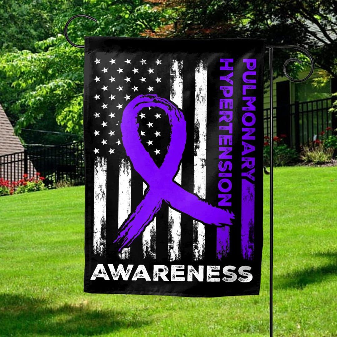 Pulmonary Hypertension Awareness Garden Flag, Flag Pulmonary ...