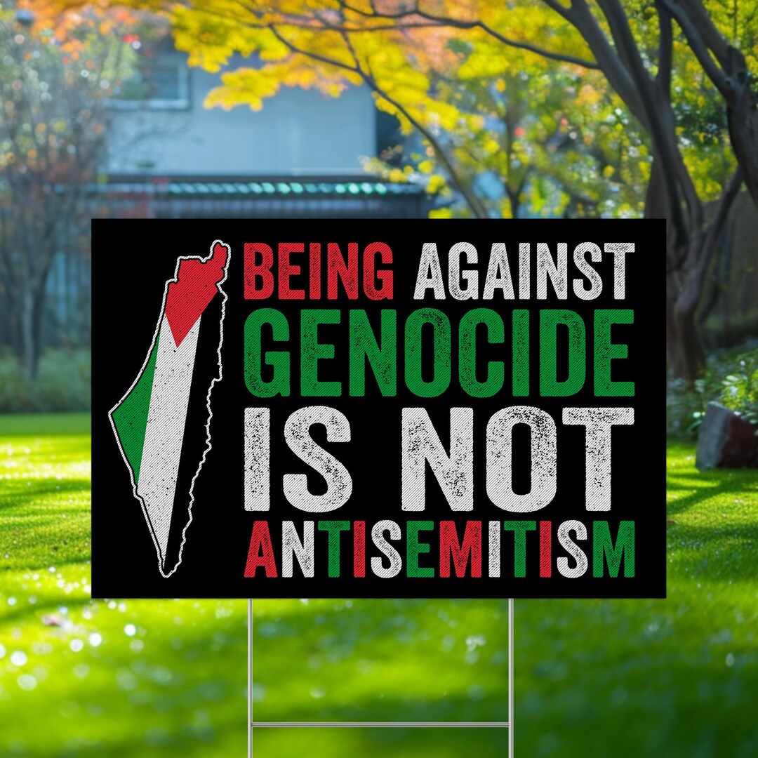 Free Palestine Yard Sign/ceasefire Now Lawn Sign/support Palestine Sign ...