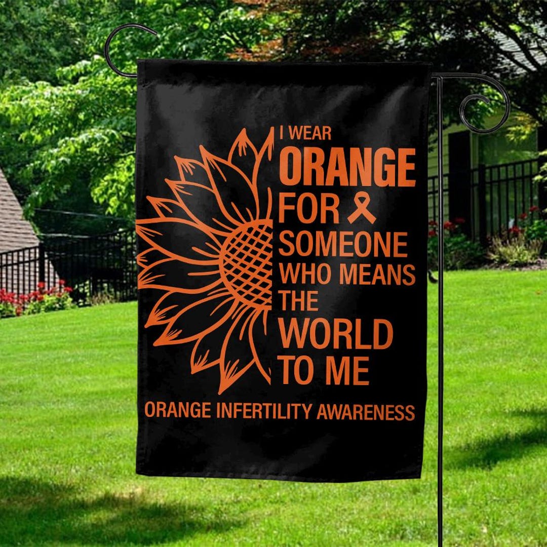 Sunflower Infertility Awareness Garden Flag, Double-sided Infertility ...