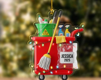 Personalized Housekeeping Christmas Ornament 2025, Housekeeping ...