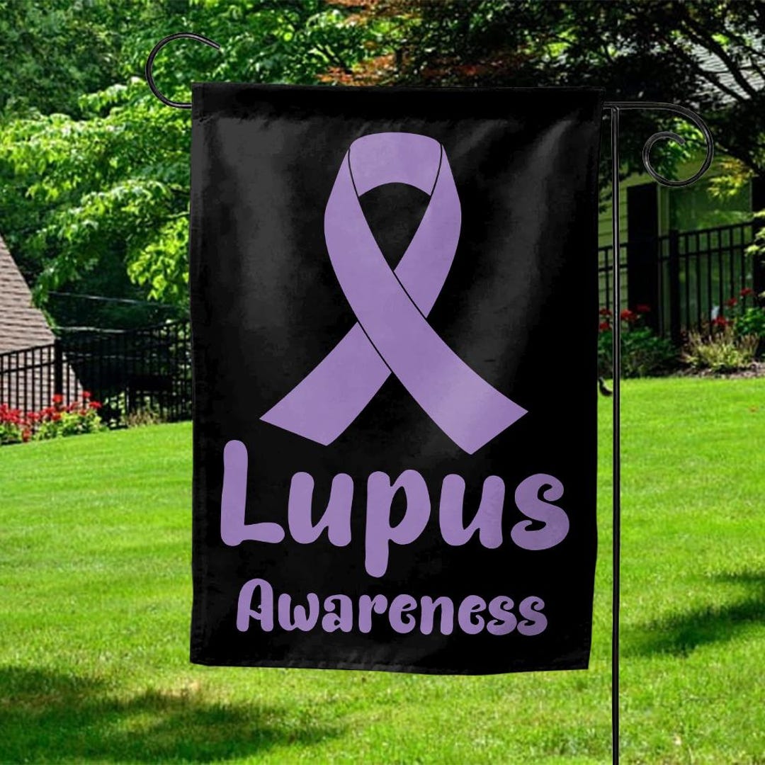 Lupus Awareness Garden Flag | Welcome Sign | New Home | Decorative ...