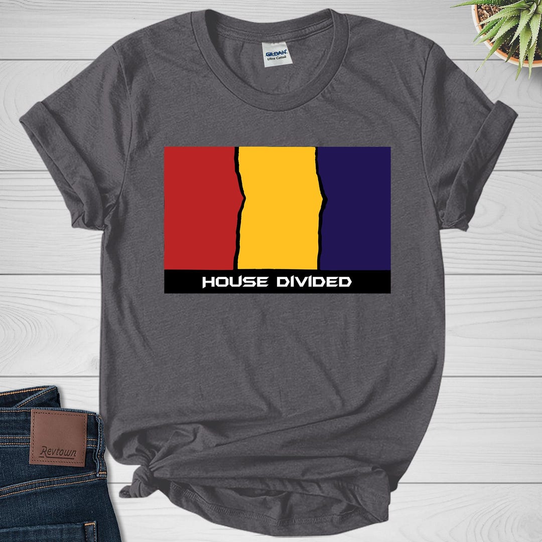 Personalized House Divided Teams Shirt, Make Your Own Sport Tee ...