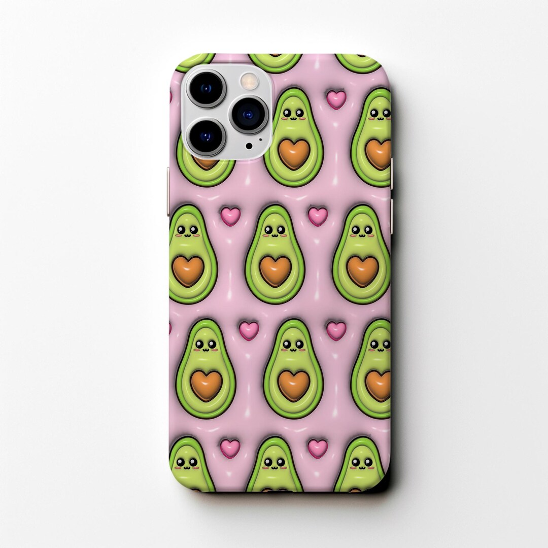 3D Optical Illusion Print Avocado iPhone Case, Unique Gifts, Gift for ...