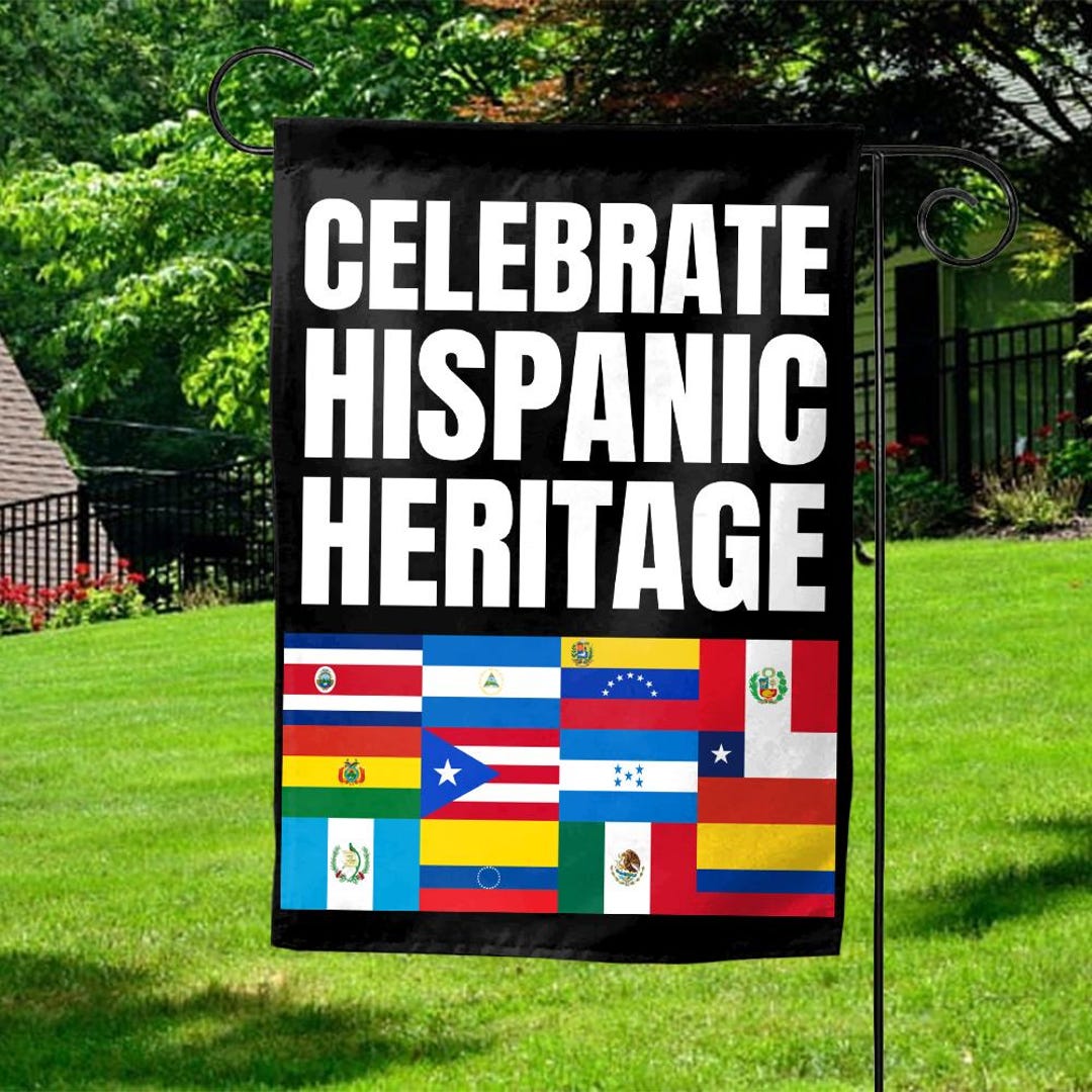 Hispanic Heritage Month Flag, Hispanic Country Flags, Celebrating ...