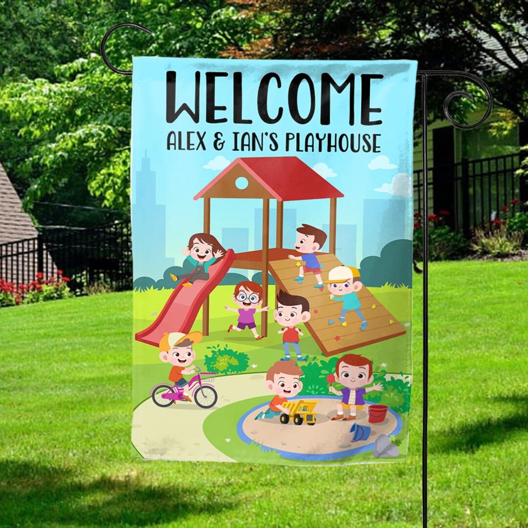 Playground Flag, Tree House Flag, Fort Flag, Clubhouse Flag, Yard Decor ...