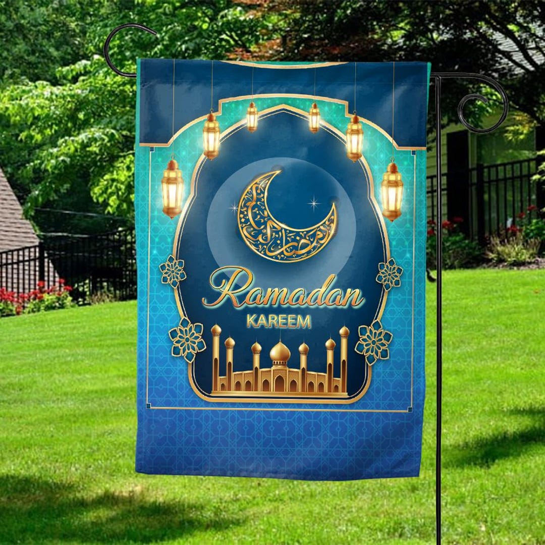 Ramadan Kareem Garden Flag/eid Mubarak Garden Flag/outdoor Decorative ...