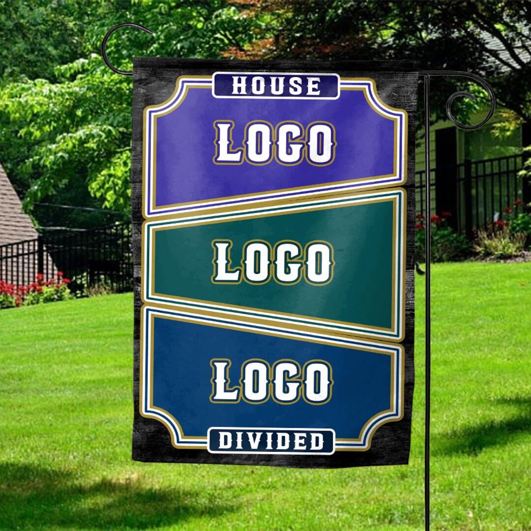 Custom House Divided Flag, House Divided Baseball, Basketball Team Flag ...