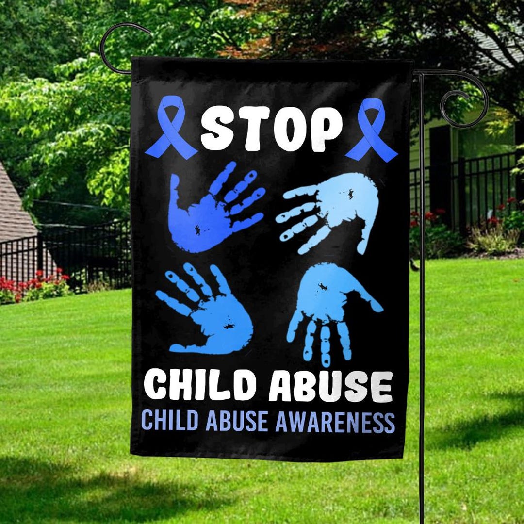 Prevention Child Abuse Awareness Garden Flag/awareness Garden Flag ...