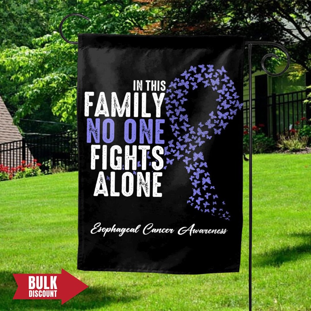Esophageal Cancer Awareness Garden Flag/esophageal Cancer Garden Flag ...
