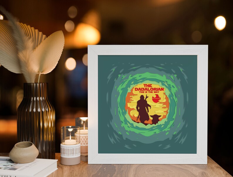 Movie 3D Shadow Box Digital Files Svg , 3D Layered Cardstock Art - Etsy