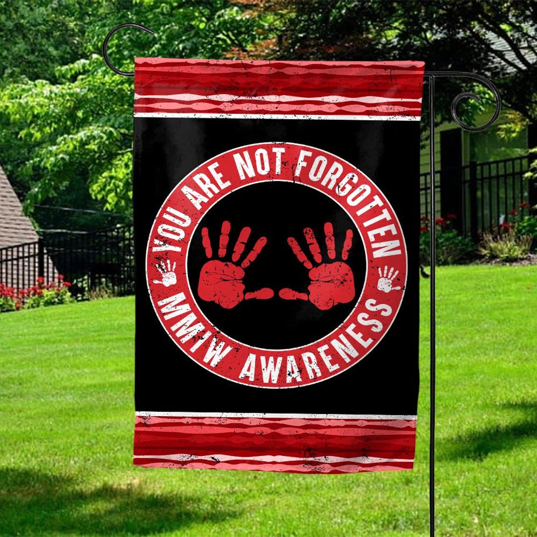 MMIW Awareness Garden Flag Support Cause BLM Anti Racism Justice ...