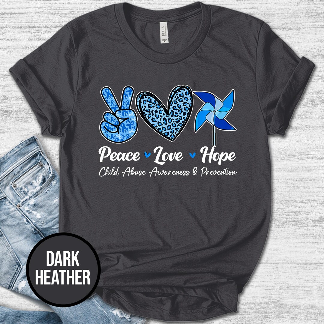 Child Abuse Awareness Shirt/child Abuse Awareness Month Shirt/blue ...