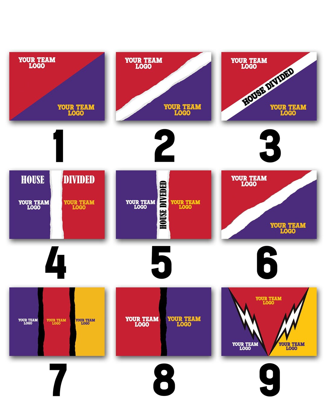 Custom House Divided Flag, Custom Flag, House Divided Flag, Flag ...