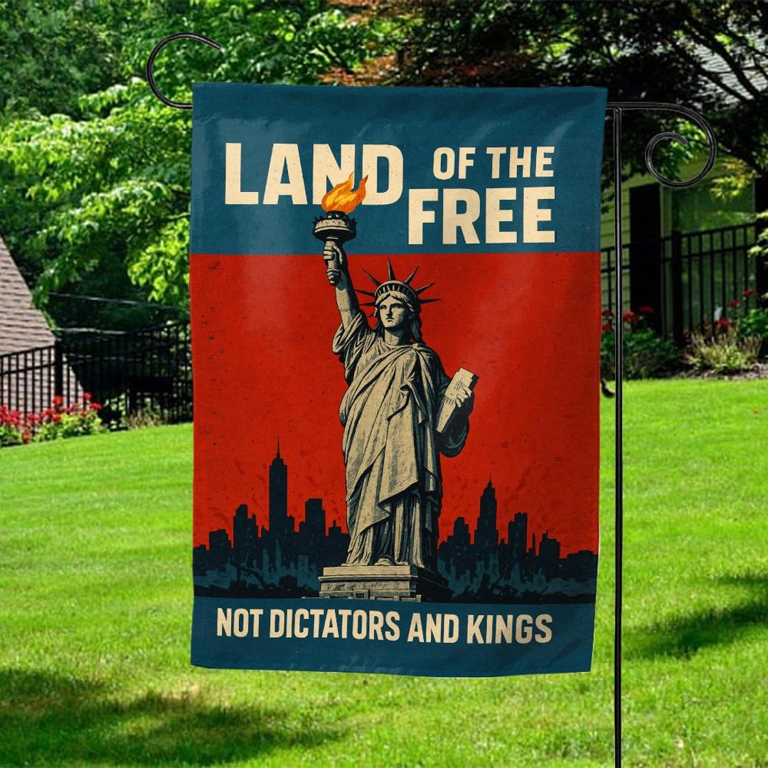 No Kings in America Yard Sign – Pro‑democracy Political Protest Lawn ...