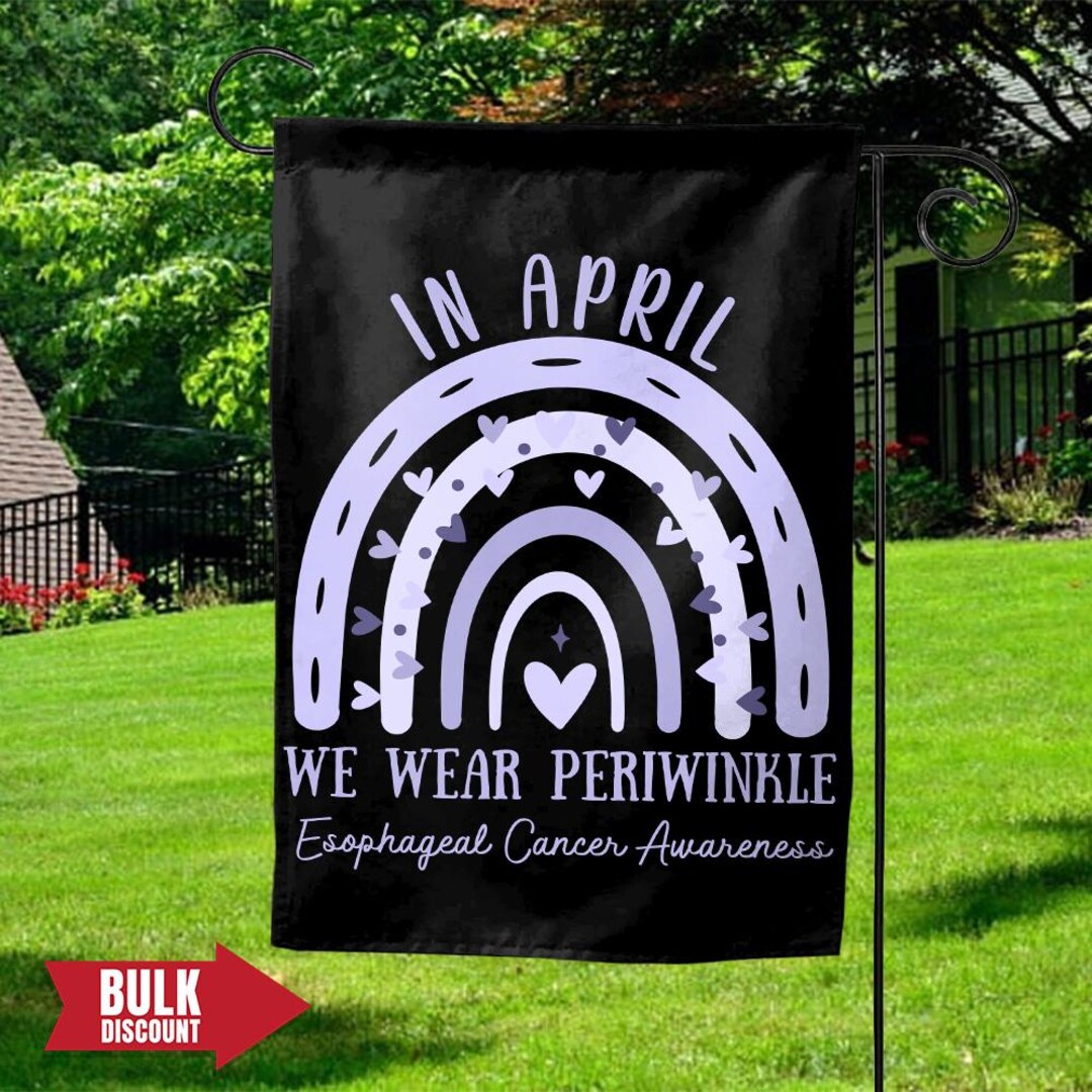 Esophageal Cancer Awareness Garden Flag/esophageal Cancer Garden Flag ...