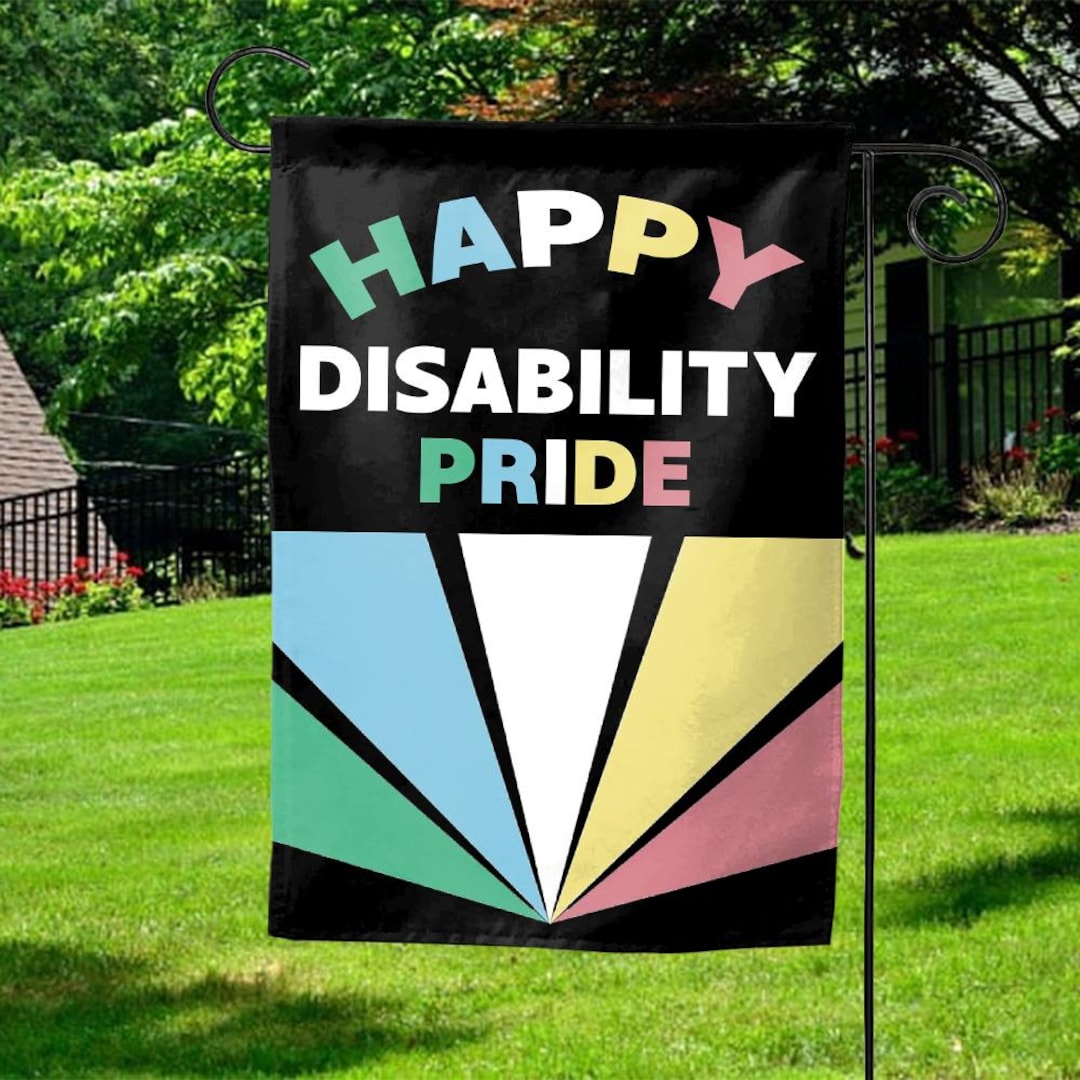 Disability Pride Garden Flag/disability Pride Month Flag/disability ...