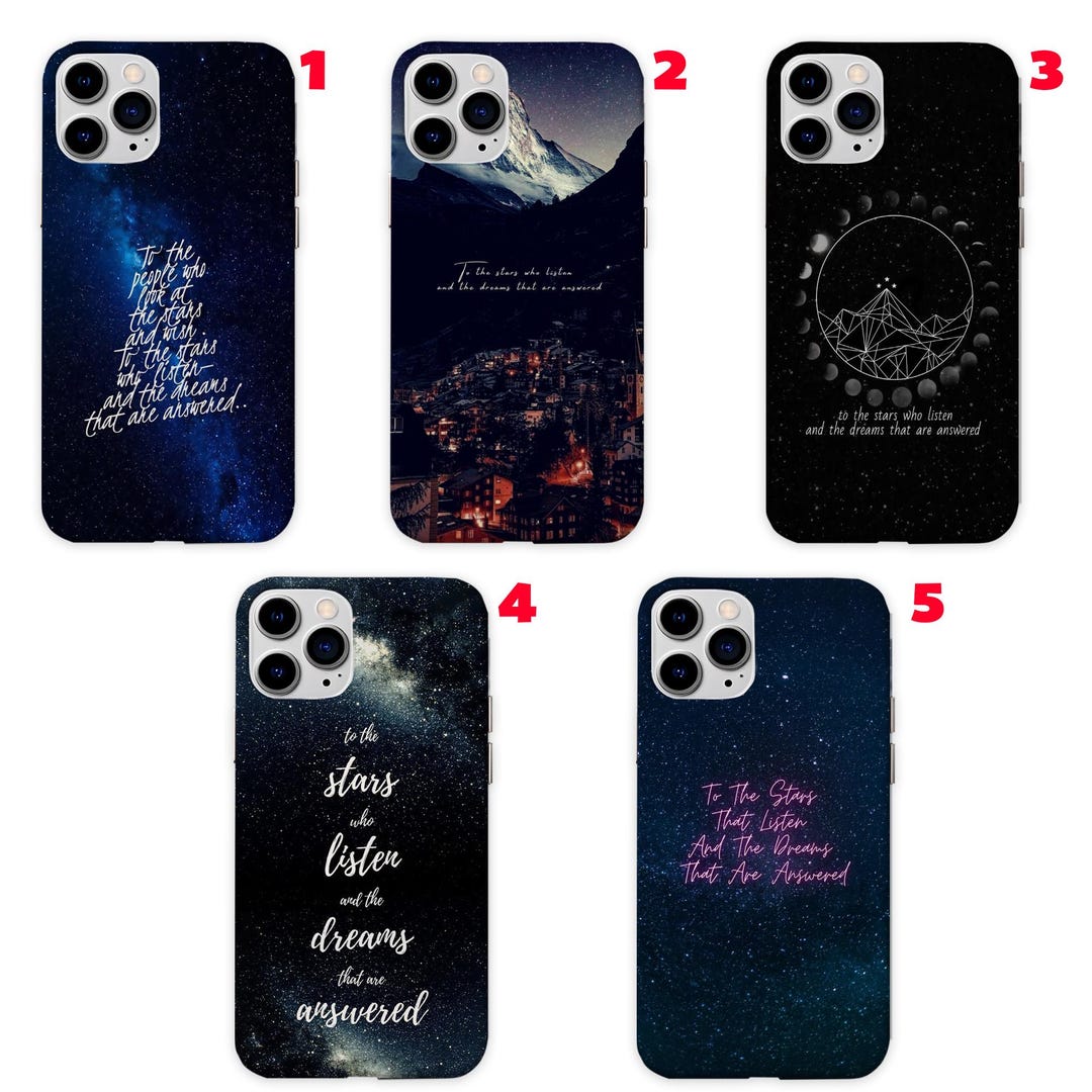 Acotar Aesthetic Phone Case - Night Court Thorns Cover for iPhone 15 ...