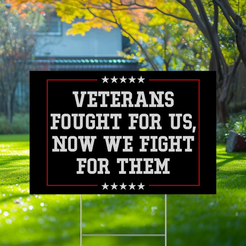 Veteran Protest Signs - Etsy