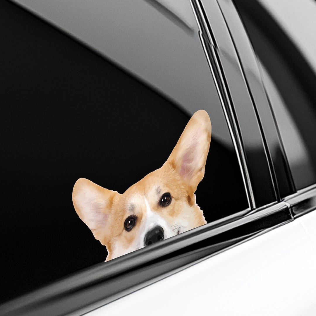 Dogs Bundle Peekaboo Peeker Peeking Car Window Decals - Dog Lovers ...