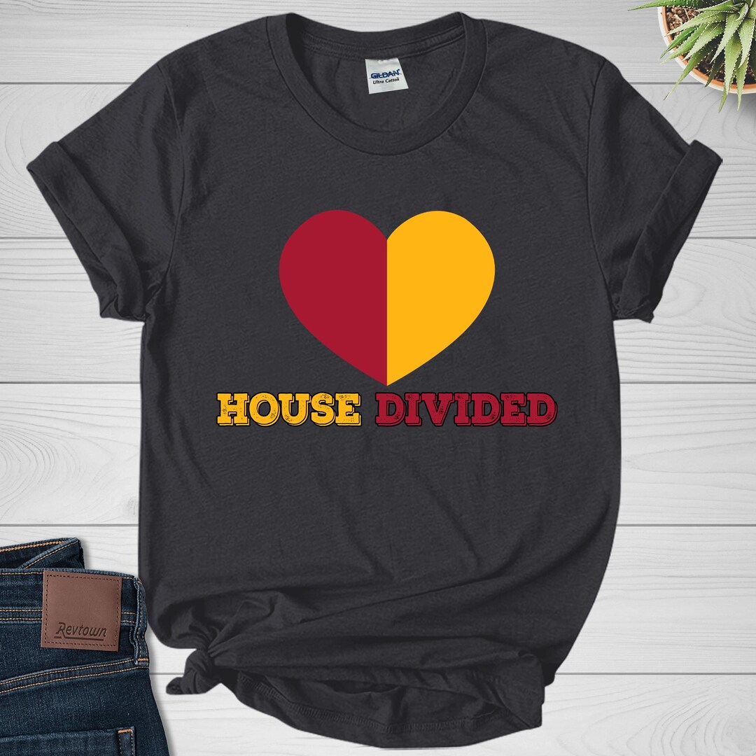 Personalized House Divided Teams Shirt, Make Your Own Sport Tee ...