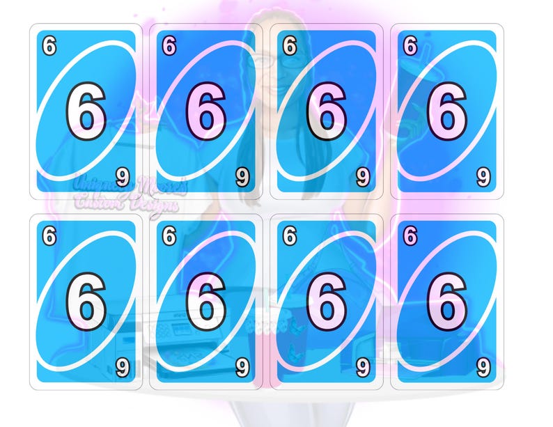 Editable Custom UNO Cards Template - Etsy