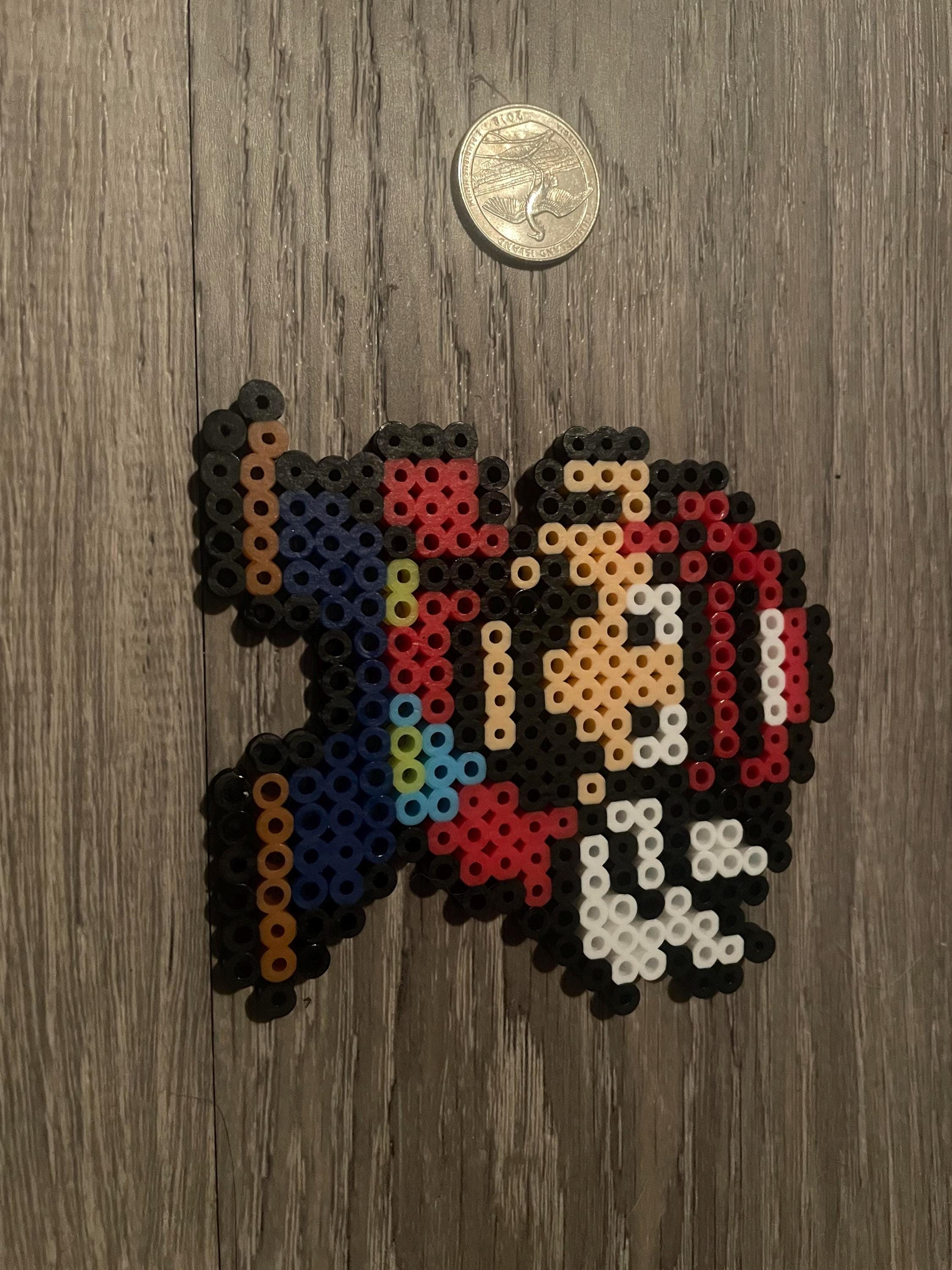 Mario Video Game Perler Beads - Etsy