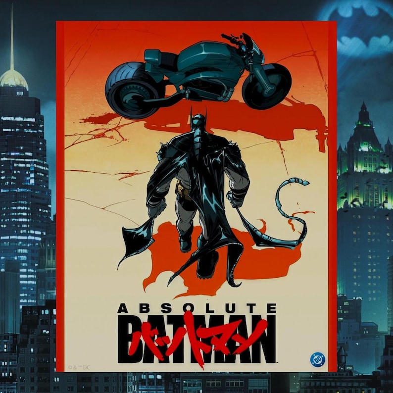Absolute Batman X Akira Poster - Etsy
