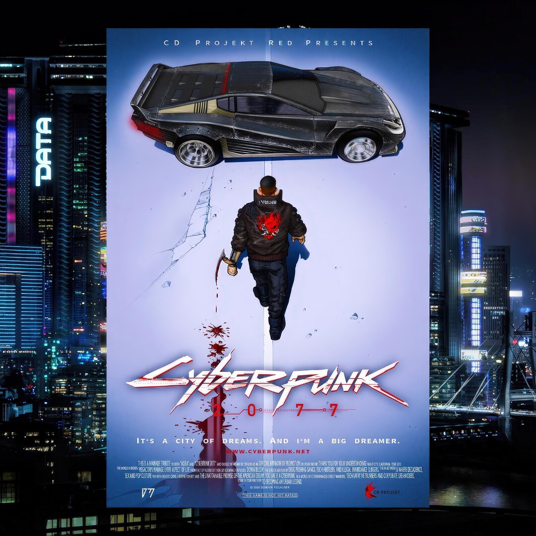 Cyberpunk 2077 X Akira Poster - Etsy