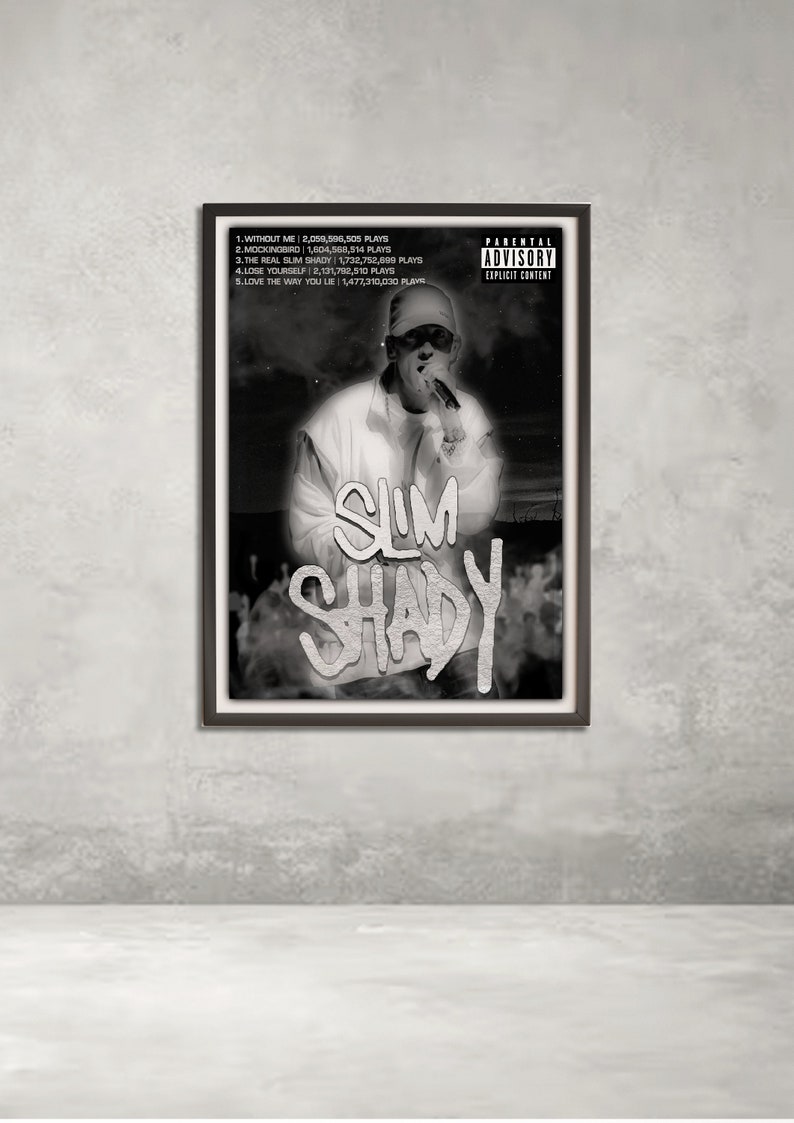 Slim Shady Poster - Etsy