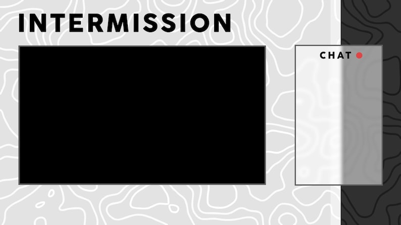 Animated Minimalist Light Stream Overlay Package for Twitch, Youtube ...