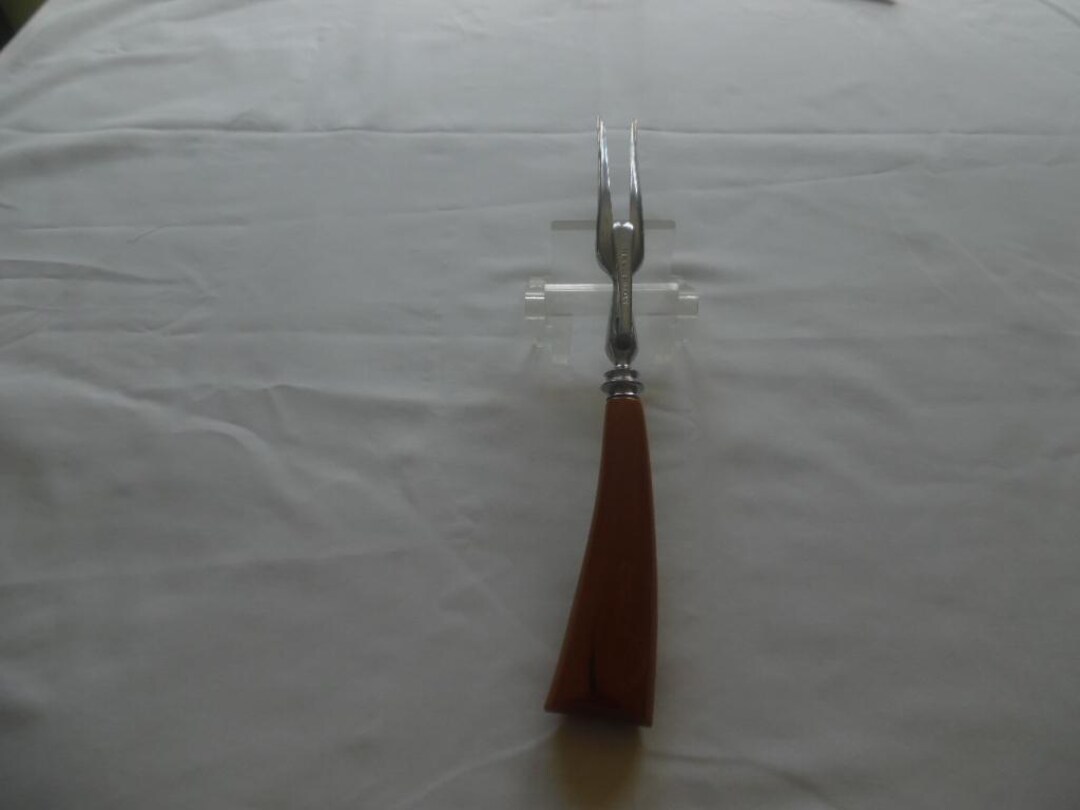 Bakelite Meat Fork With Folding Stand - Etsy