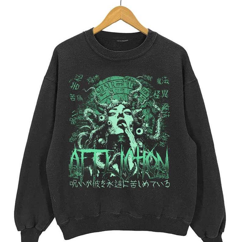 Affliction Japan Wicth Shirt, Anime Horror Tokyo Japanese Weird Style ...