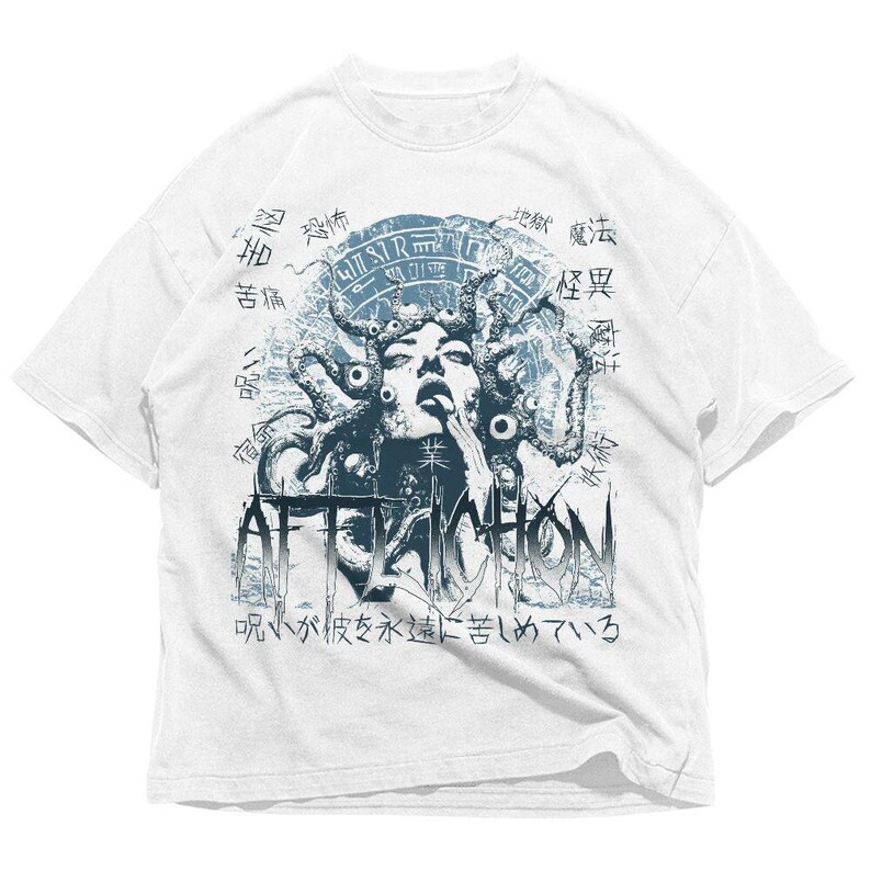 Affliction Japan Wicth Shirt, Anime Horror Tokyo Japanese Weird Style ...