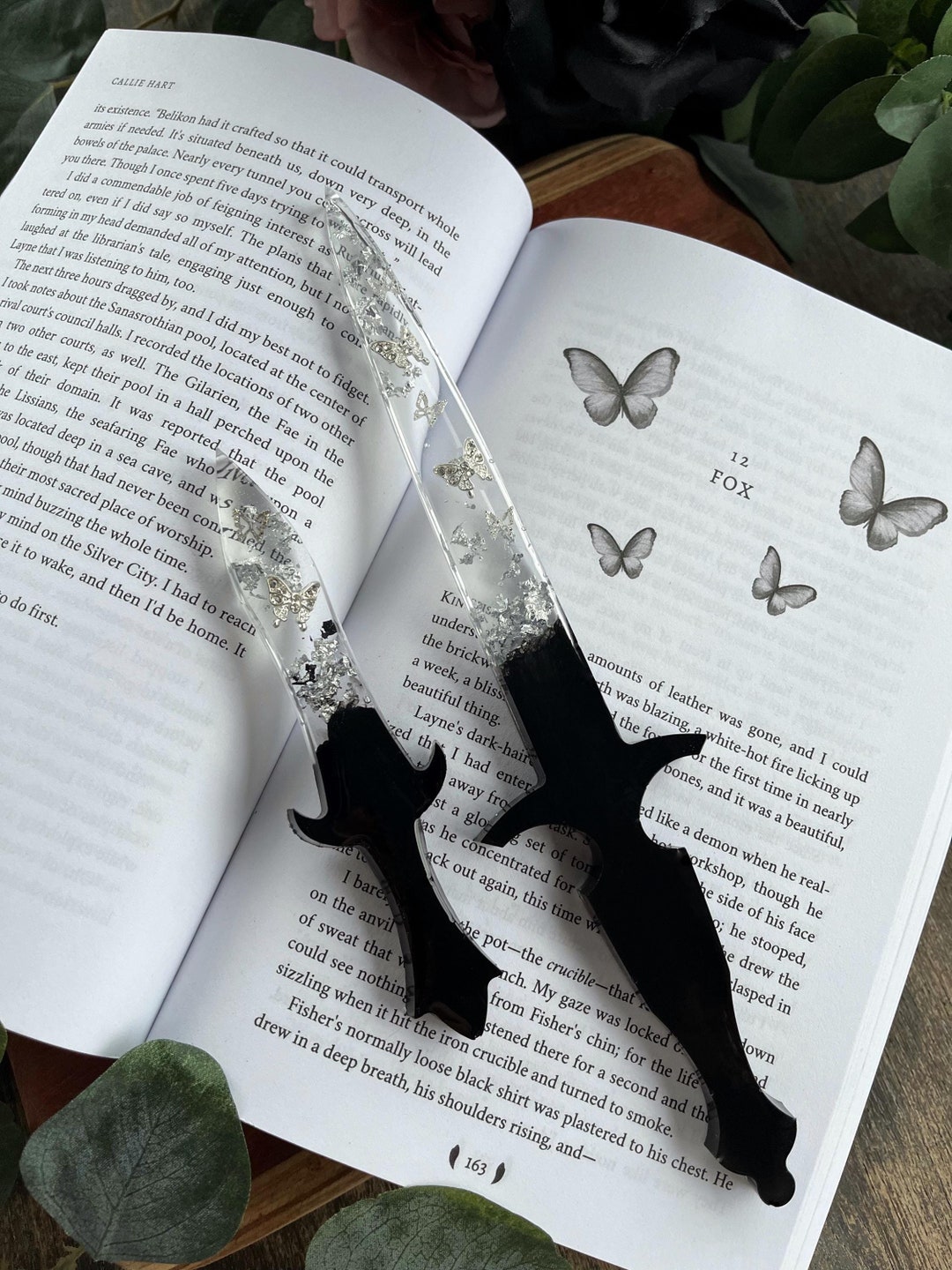 Quicksilver Inspired Dagger Using Butterflies Osha Booklover Gift ...