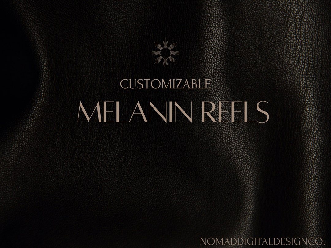 Faceless Melanin Reels for Instagram and Tiktok, Faceless Digital ...