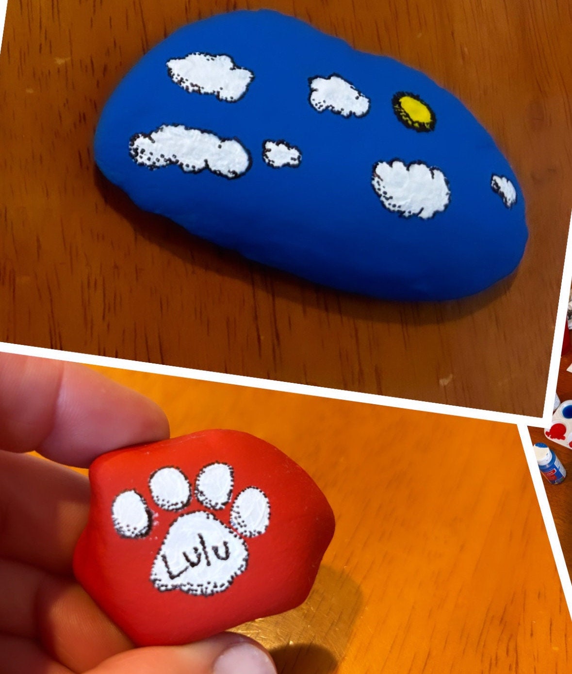 Painted Rock, Sunshine Rock, Tiny Scenes, Miniature Art on Rocks ...