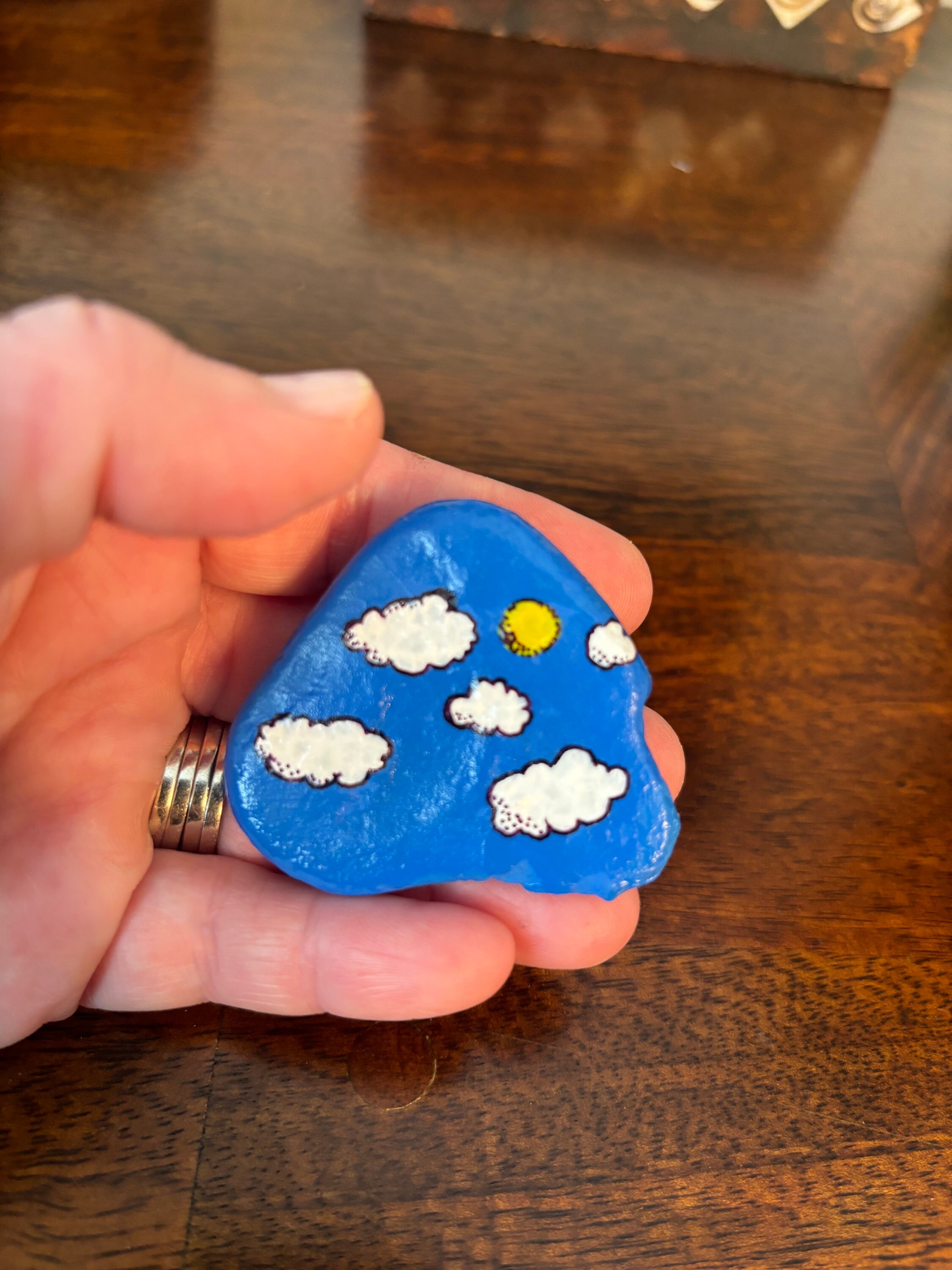 Painted Rock, Sunshine Rock, Tiny Scenes, Miniature Art on Rocks ...