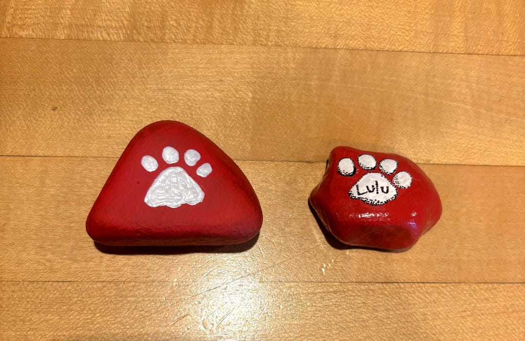 Painted Rock, Custom Pet Art, Tiny Scenes, Miniature Art on Rocks ...