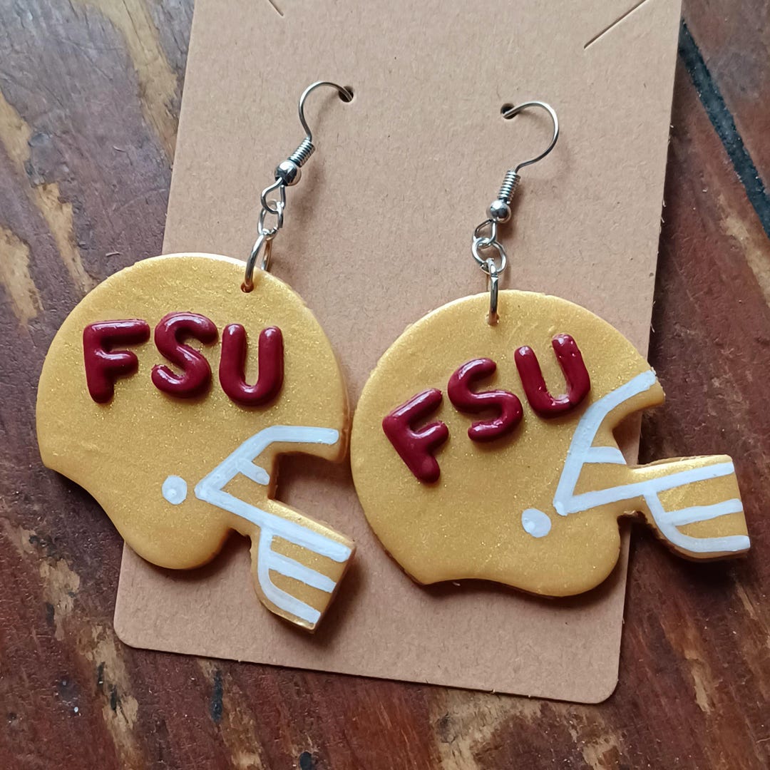 Gold Helmet FSU Florida State University Polymer Clay Collegiate ...