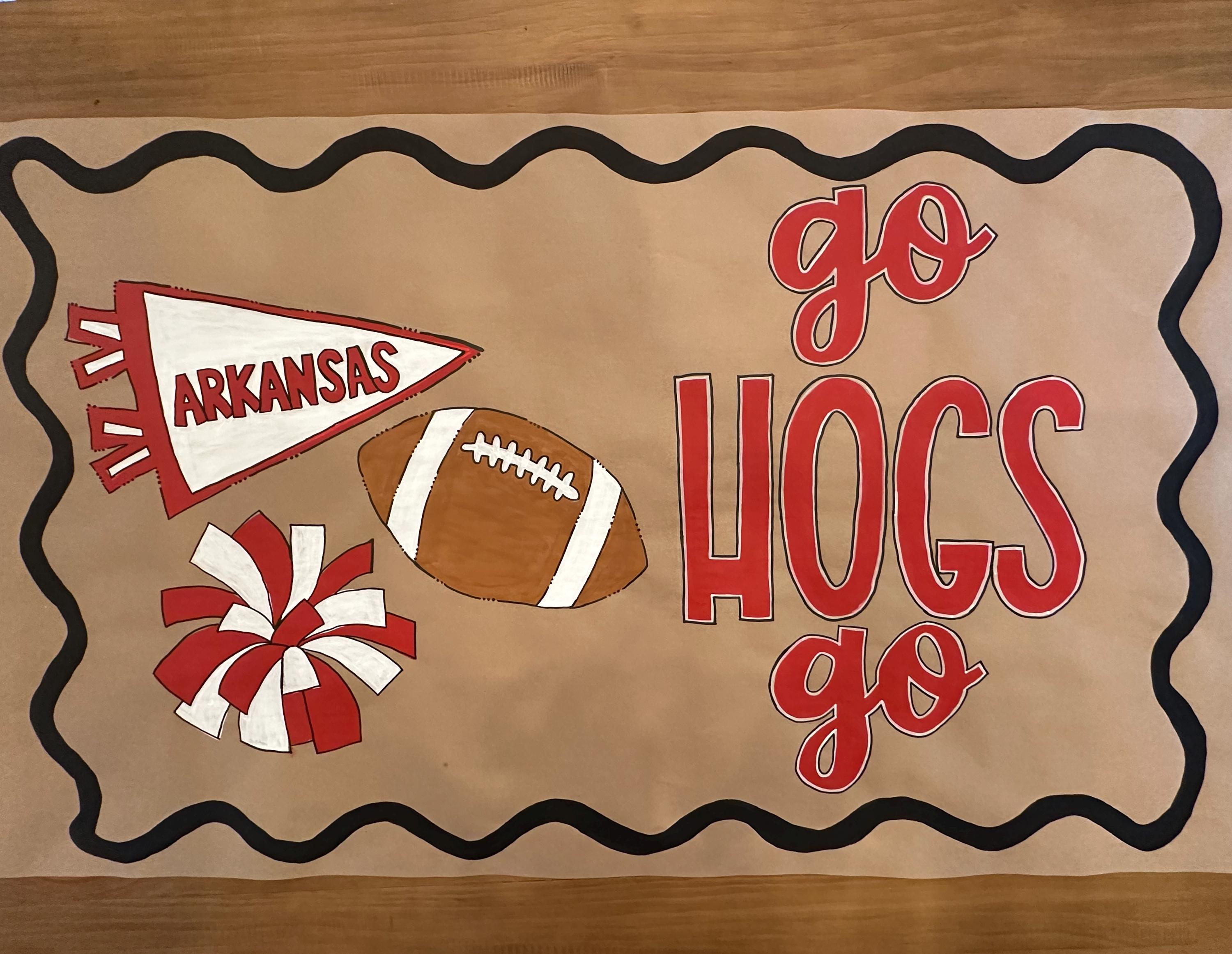 Craft Paper Tailgate Banner, Tailgate Banner, Tailgate Sign, Craft ...